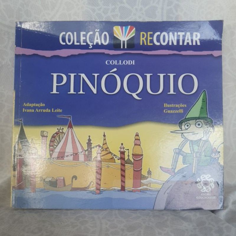livro infantil PINÓQUIO. 60 páginas. | Shopee Brasil