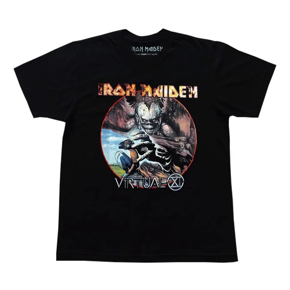 Camiseta Iron Maiden - Virtual Xi Masculina | Shopee Brasil
