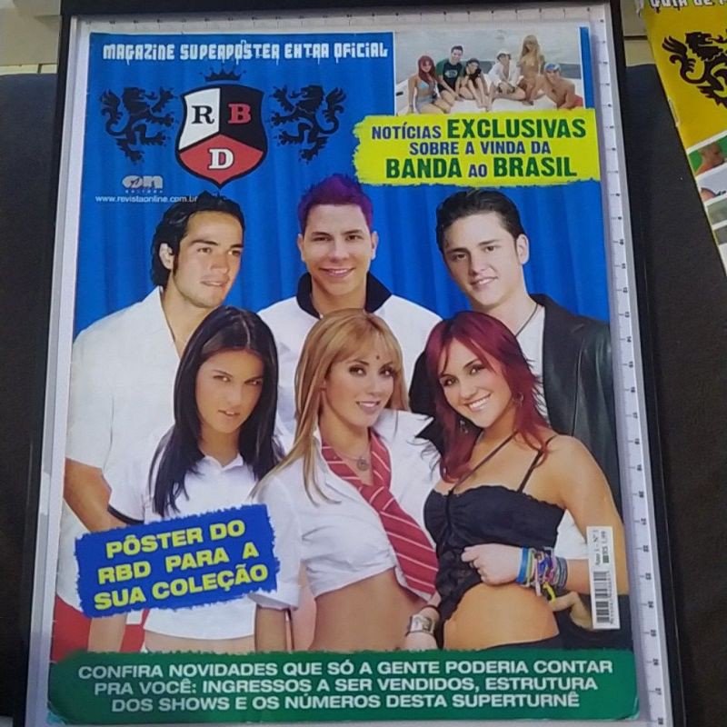 magazine superposter extra oficial rbd Rebelde | Shopee Brasil