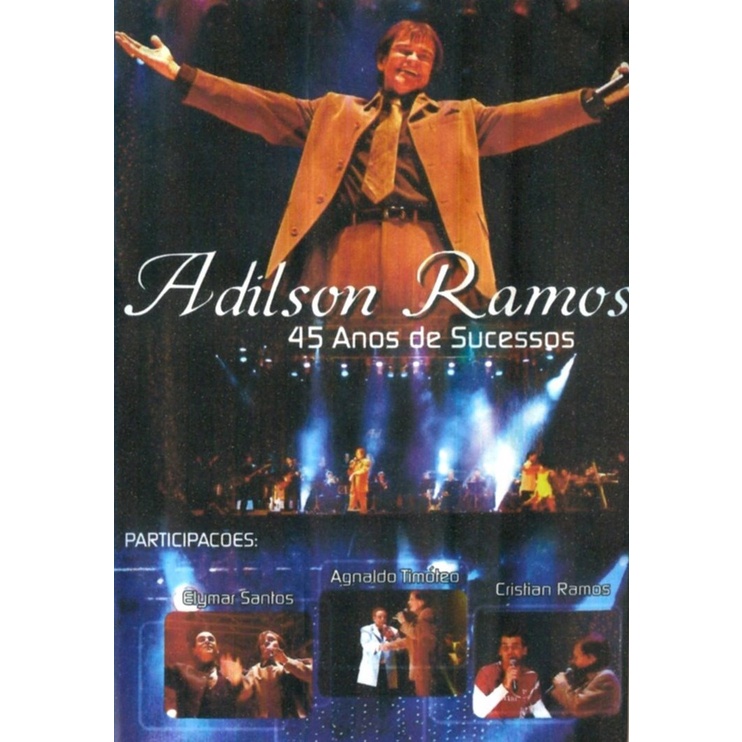 DVD ADILSON RAMOS 45 ANOS DE SUCESSO ORIGINAL E LACRADO | Shopee Brasil
