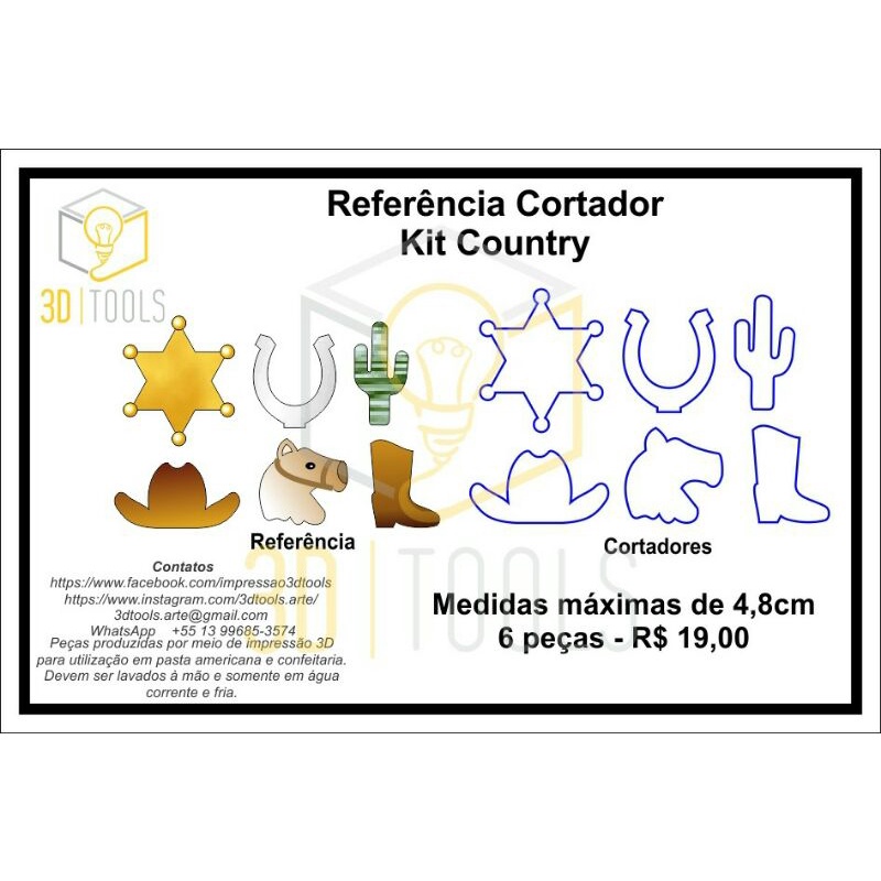 Kit Country | Shopee Brasil