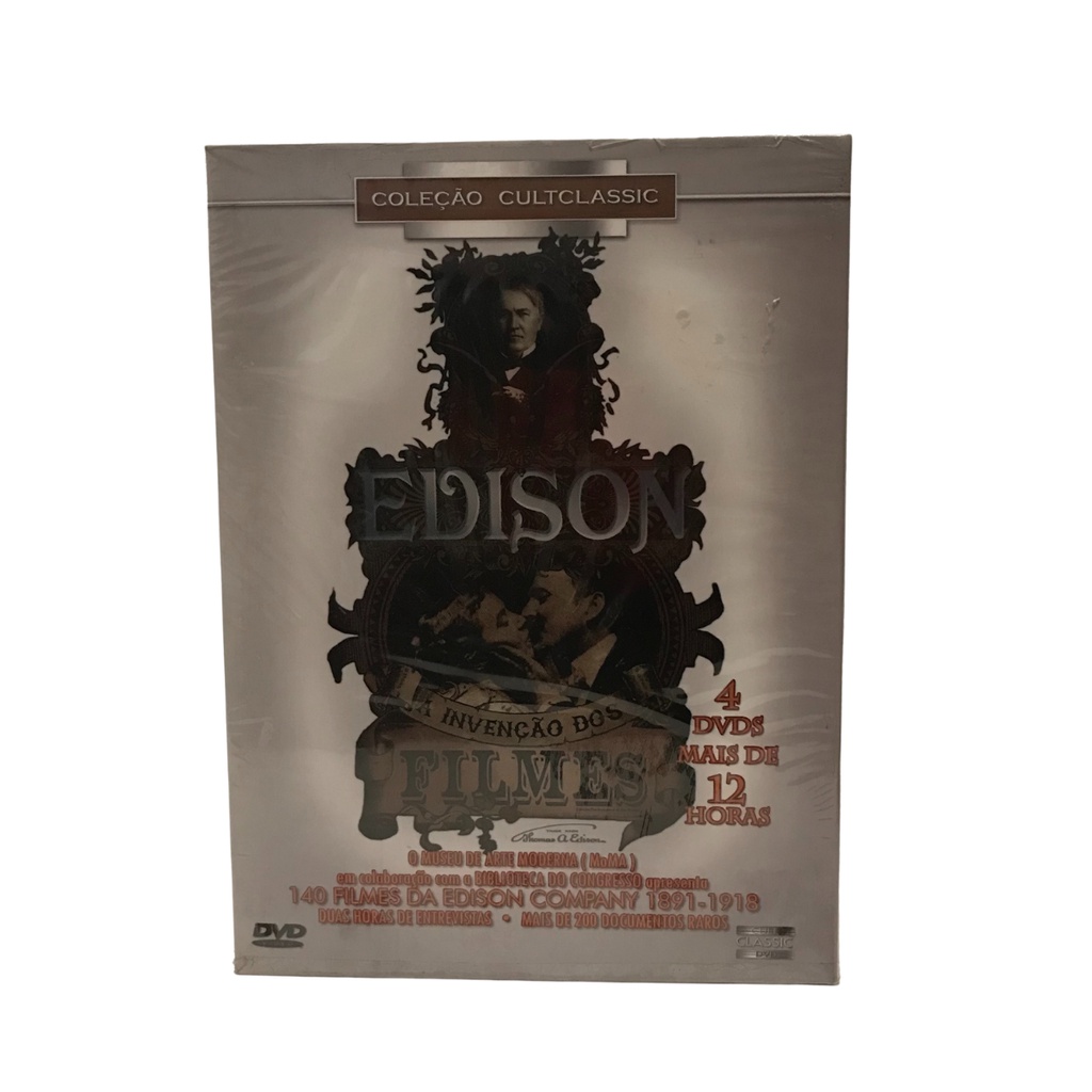 Box Edison a Invenção dos Filmes 04 Dvds | Shopee Brasil