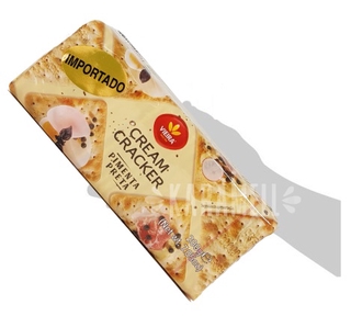 Biscoito Cream Cracker Pimenta Preta - Vieira - Portugal | Shopee Brasil
