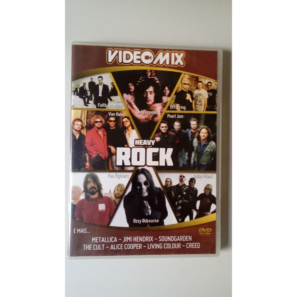 DVD Video Mix Heavy Rock - Judas Priest / Metallica / Led Zeppelin ...