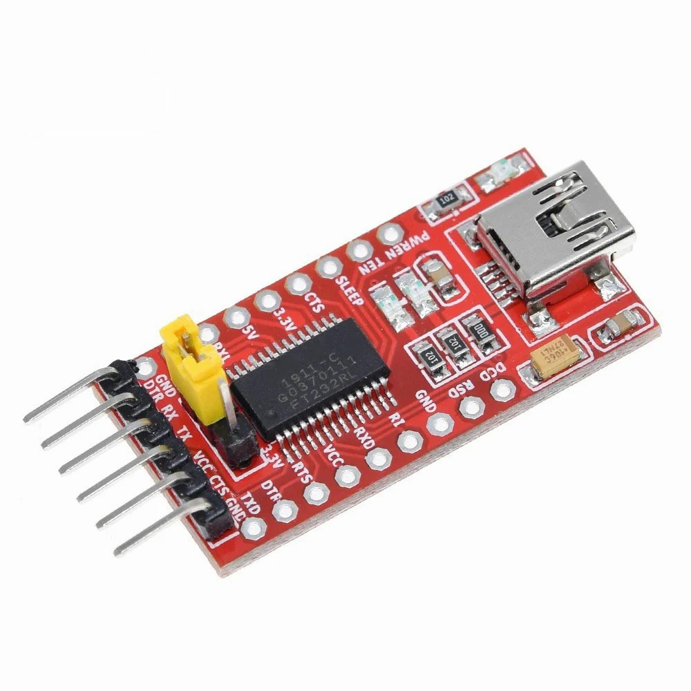 Ft232rl Conversor Usb Ttl Uart Ft232 5v 3.3v Ftdi Rs232 | Shopee Brasil