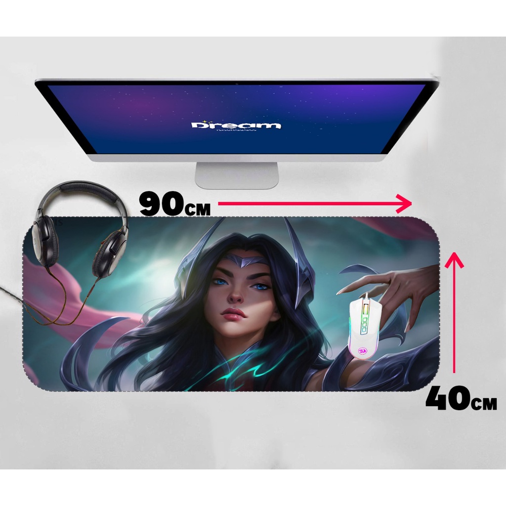 Mouse Pad Gamer Irelia League of Legends LOL Extra Grande 90x40 ...