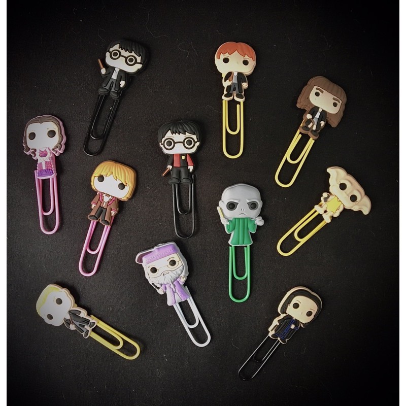 Clips personalizado em acrilico colorido 5 cm marca paginas kit 10 ...