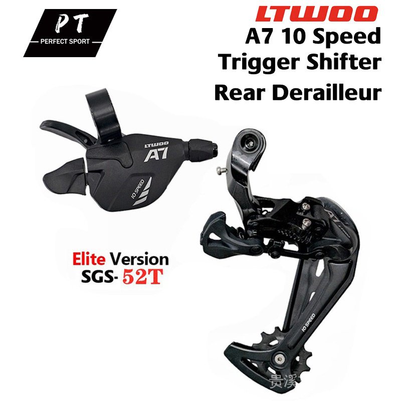 Pacote Rápido Para Bicicleta ltwoo A7 Elite trigger 10 Velocidades ...