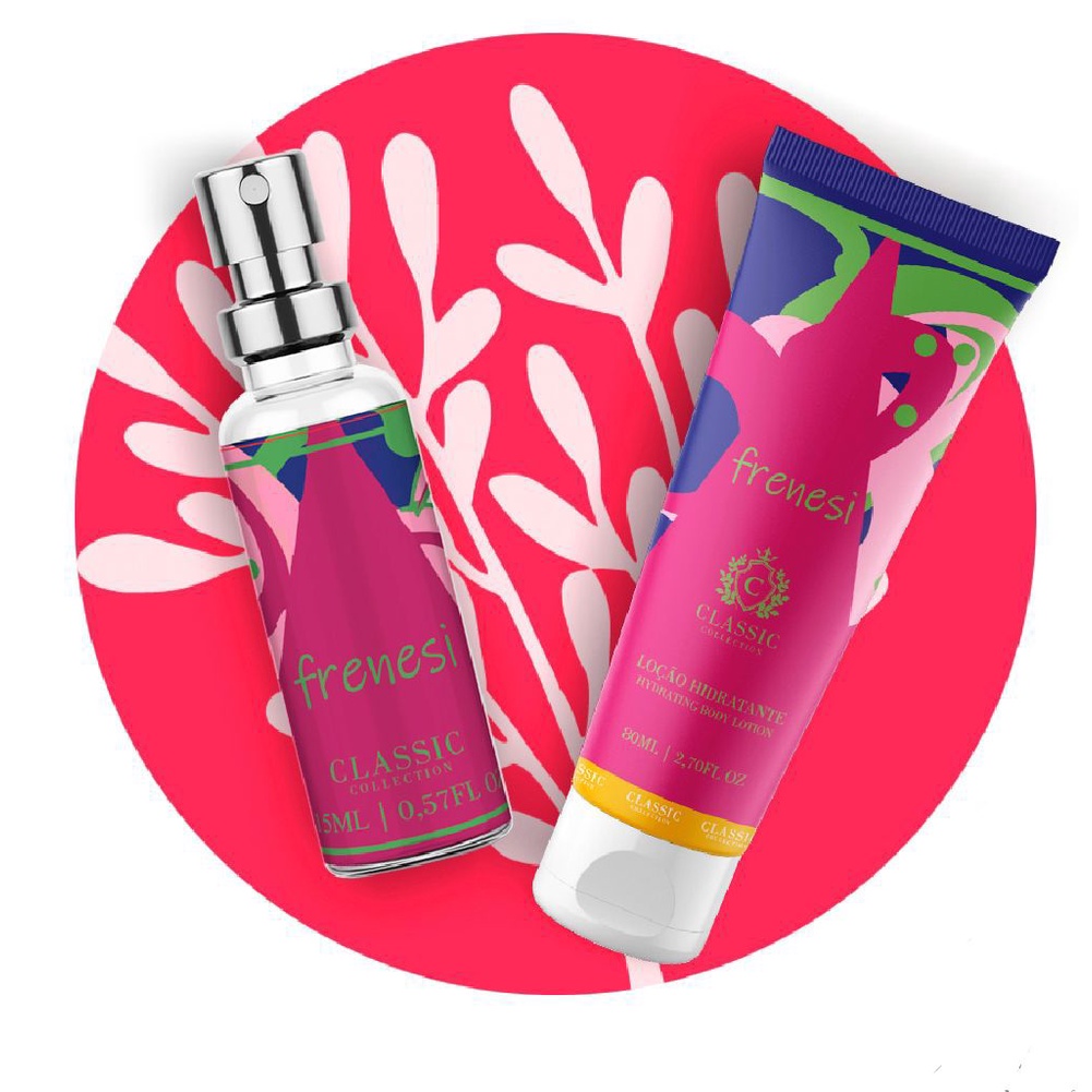 Kit Perfume + Hidratante Frenesi Fantasy Classic | Shopee Brasil