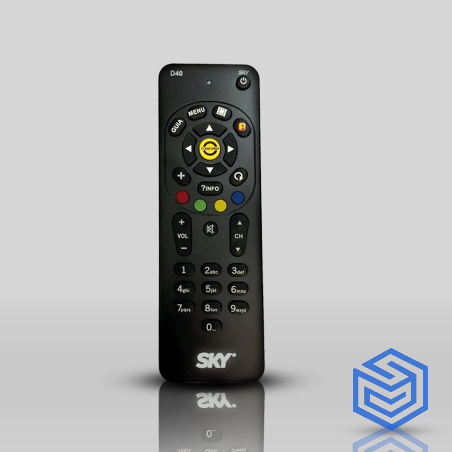 Controle Remoto Sky Digital Sky-livre D40 Original Novo + PILHAS ...