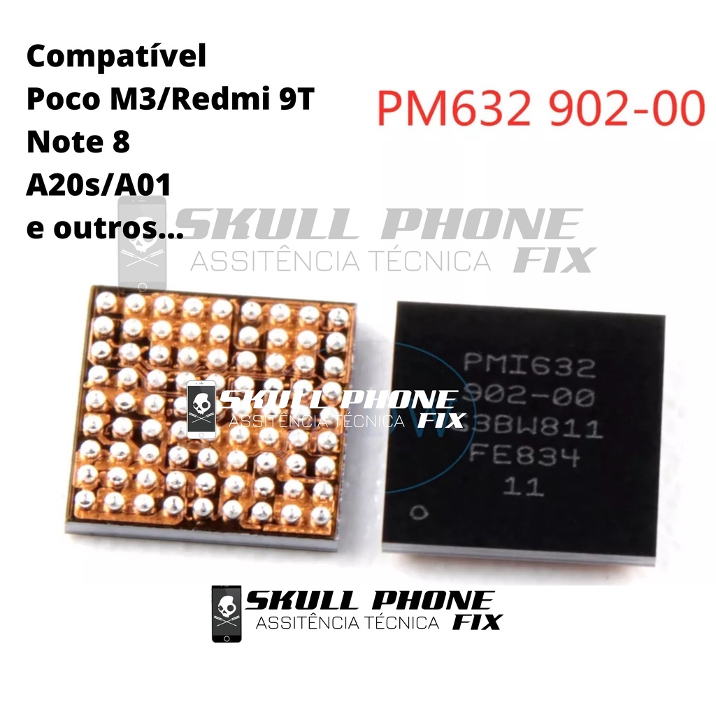 Pmi632 902 If Pmic Poco M3 Note 8 Ci Carga - Escorrega o Preço