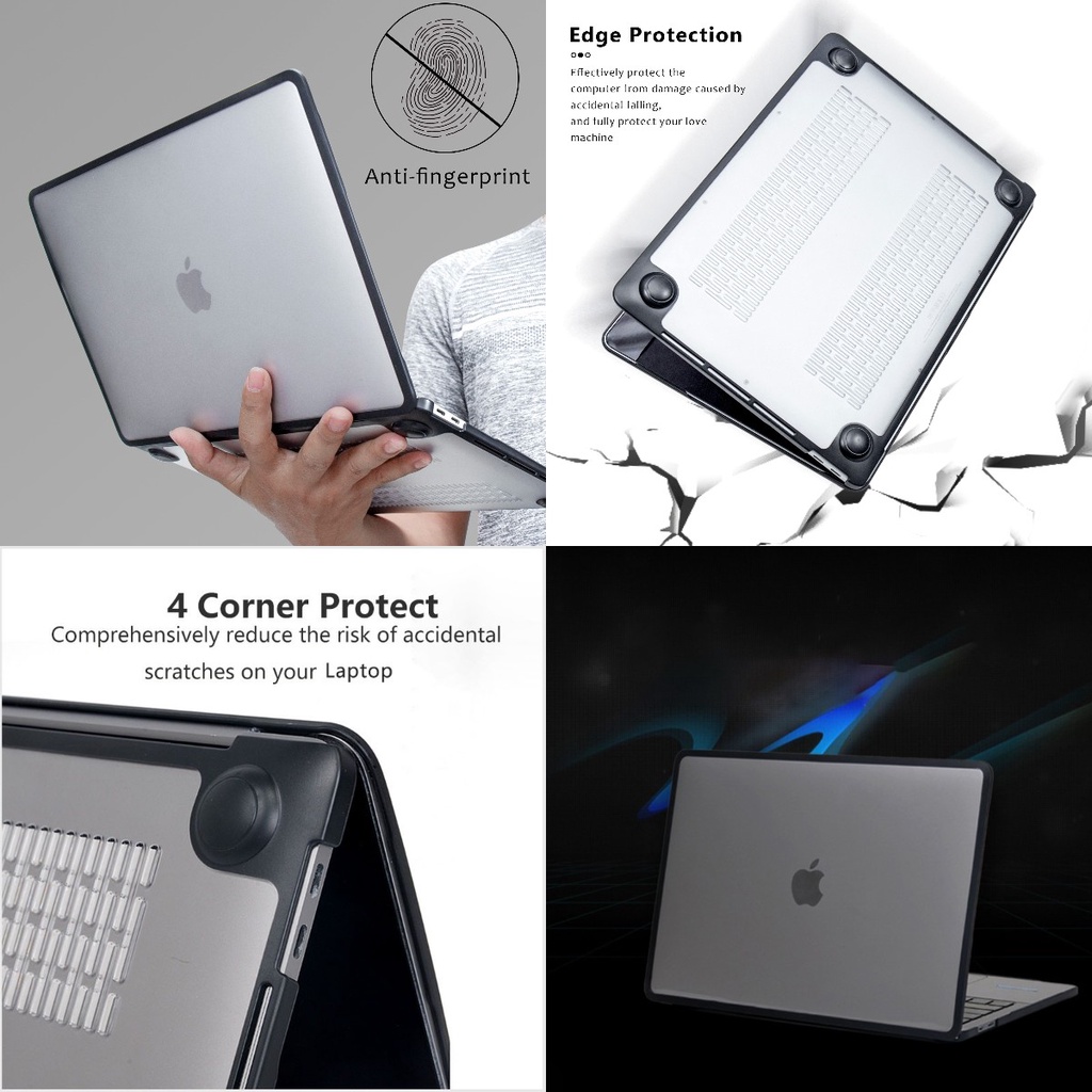 Capa Fosca Dura Transparente Macia 2021 2022 Para Macbook air M2 A2681 ...
