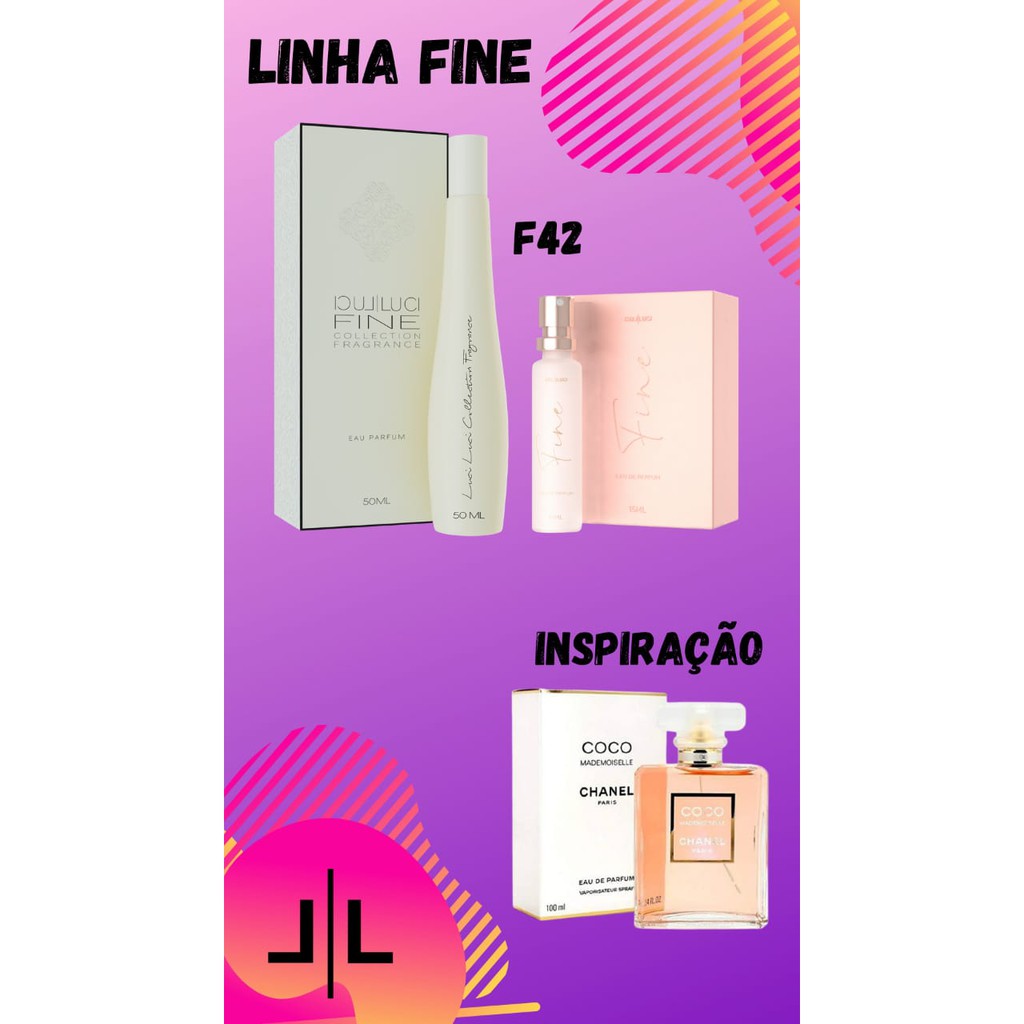 PERFUME FINE 42- REFERÊNCIA OLFATIVA COCO CHANEL MADEMOISELLE | Shopee ...