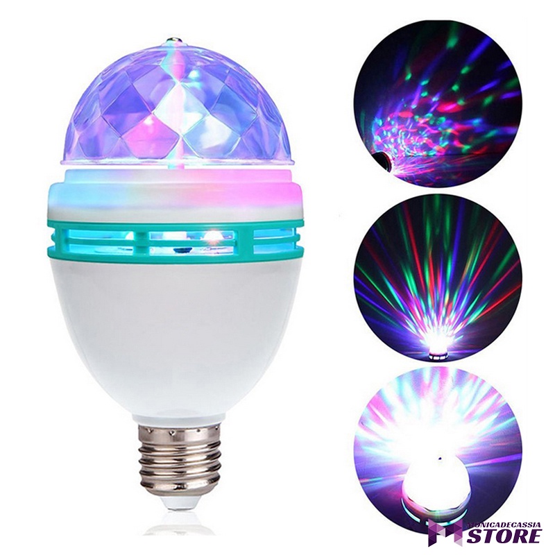 Globo De Luzes Projetor Galaxia Discoteca De Festa Com Luz Giratória Lampada LED Colorida ...