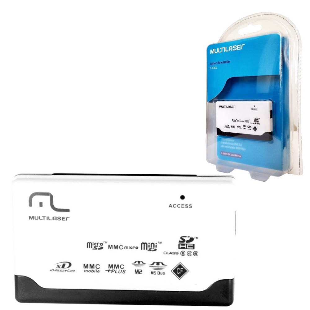 Multi Leitor de Cartao Memoria Mini Micro SD MMC Duo CF MMC | Shopee Brasil