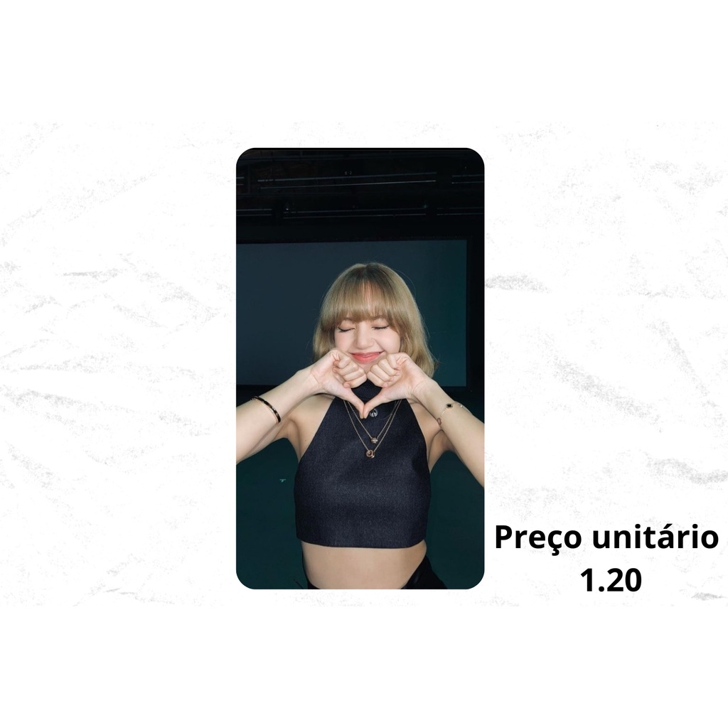 Photocards Lisa Blackpink K-pop | Shopee Brasil