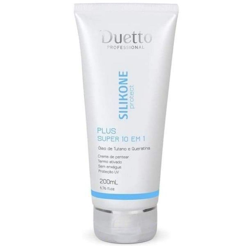 Creme Silicone 10 em 1 Plus Duetto 200 ml | Shopee Brasil