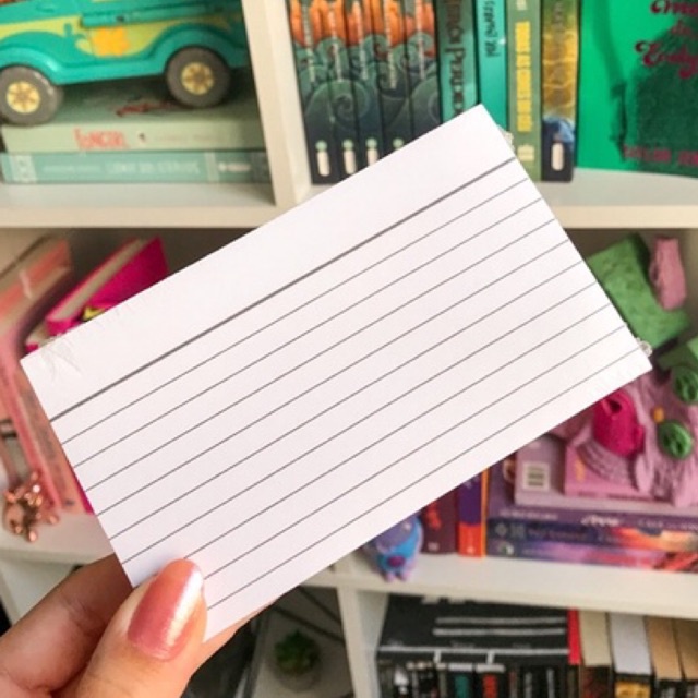 Pacote com 100 fichas pautadas para flashcards / fichas para resumos / flashcards / ficha ...