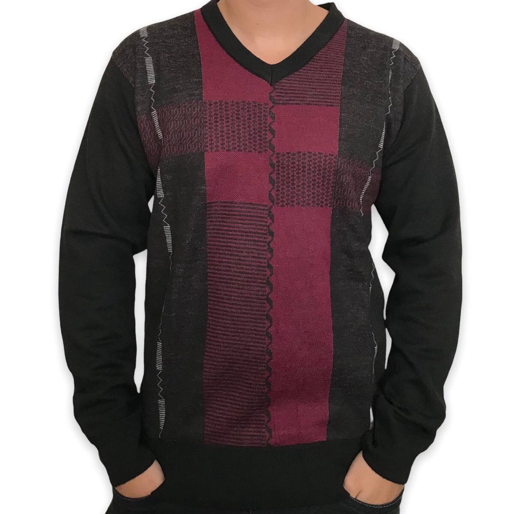 Sueter Masculino Manga Longa Sweater Inverno Social Casual | Shopee Brasil