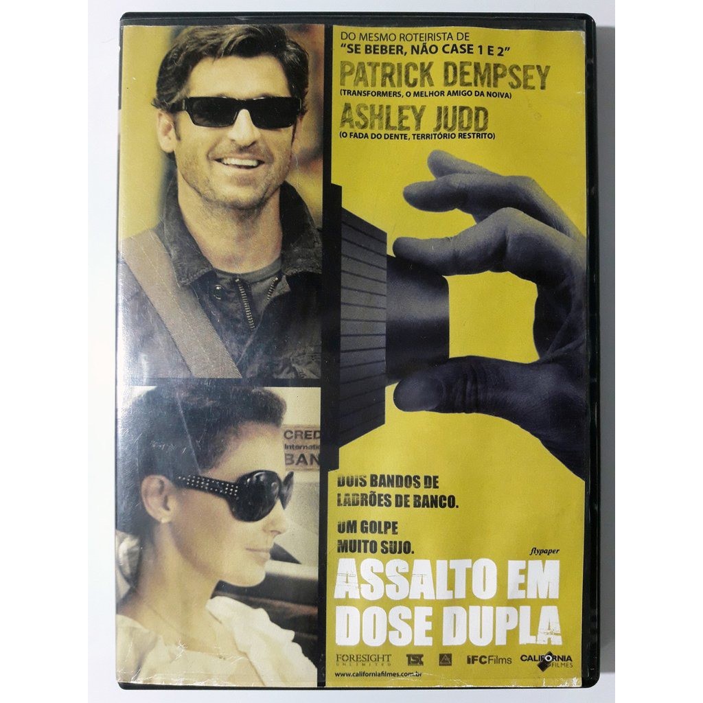 Dvd Assalto Em Dose Dupla Flypaper Patrick Dempsey Ashley Ju | Shopee ...
