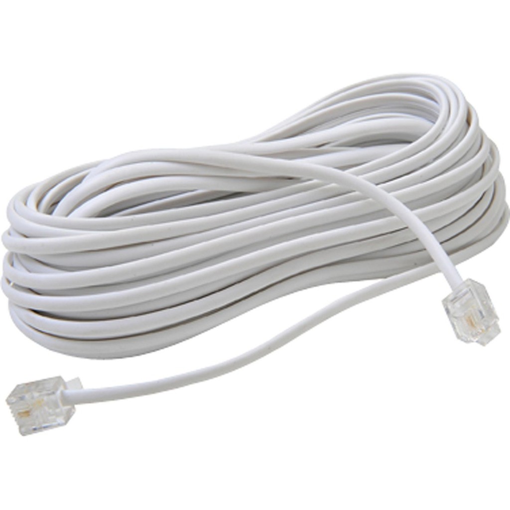 Cabo Rj11 7 metros para telefone e internet | Shopee Brasil