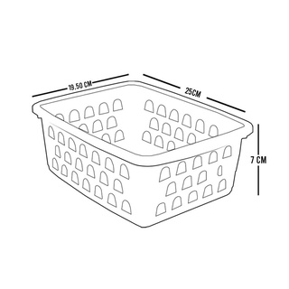 KIT 3 Cestinha Multiuso Organizador Armario Gaveta Lavanderia Grande - cesto/ cesta - Cesto ...