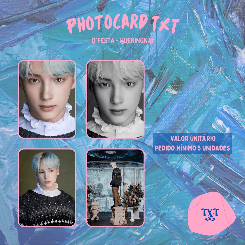 PHOTOCARD TXT (TOMORROW X TOGETHER) D'FESTA - HUENINGKAI | kpop card ...