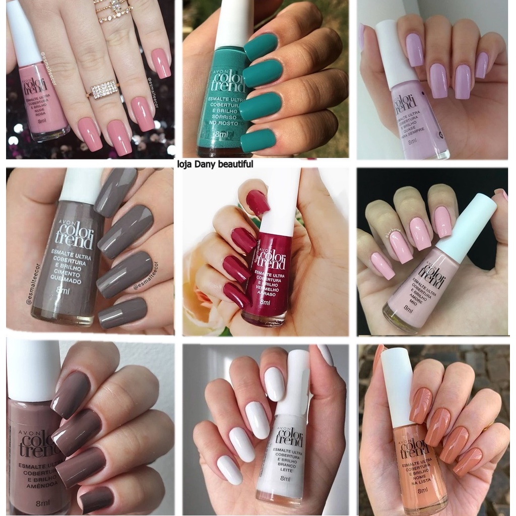 Esmalte Avon Color Trend Ultra Cobertura E Brilho 7 Ml Escolha O Seu