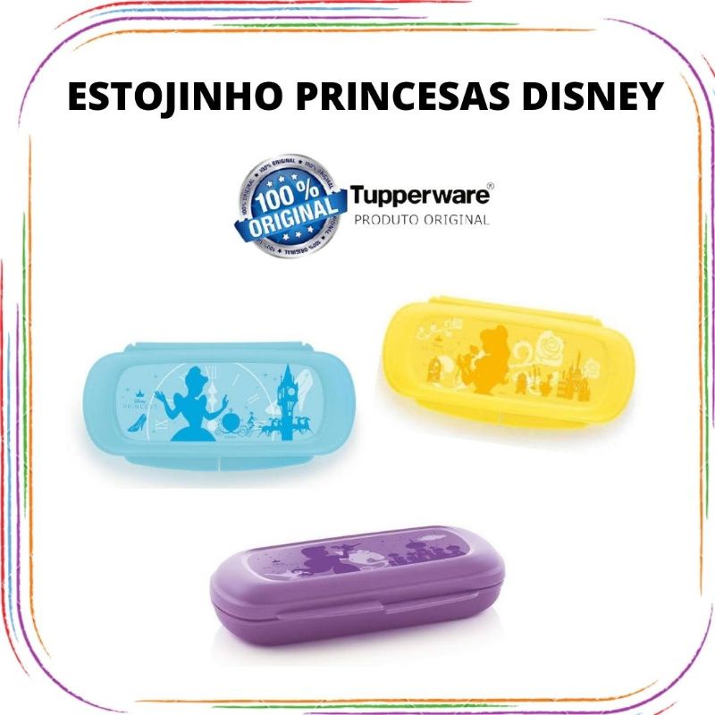 Tupperware Estojinho Princesas Disney | Shopee Brasil