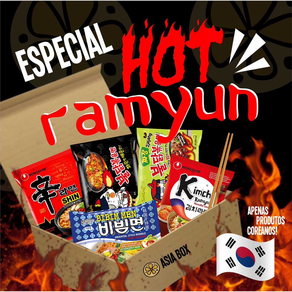 Asia Box especial korean HOT ramyun | BeeCost