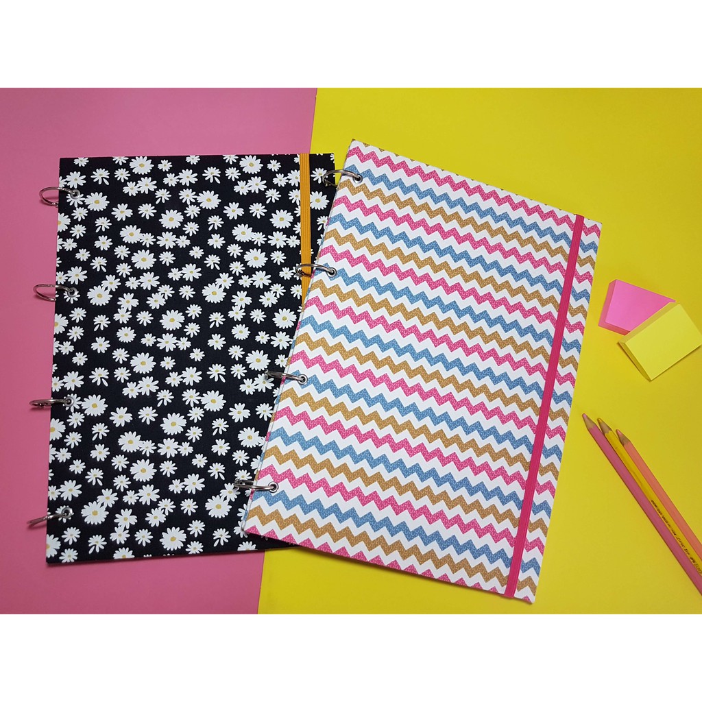 Caderno Argolado A4 Argolas Articuladas Várias Estampas com 80 folhas ...