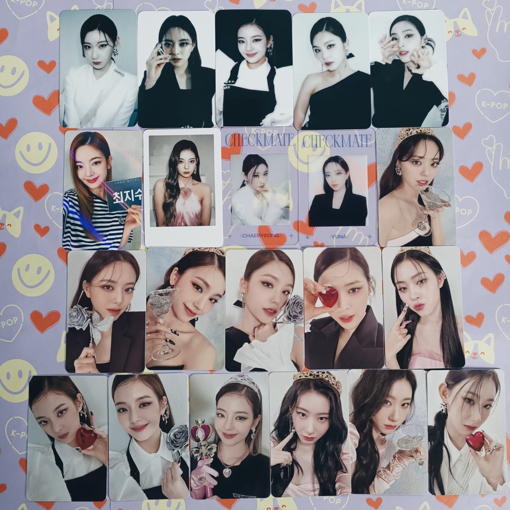 Photocard Itzy Checkmate Regular Pob Synnara Makestar Apple Music