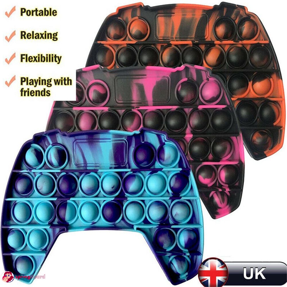 Novo Push Poppit Game Controller Gamepad Forma Bolha Sensory Fidget Toy ...