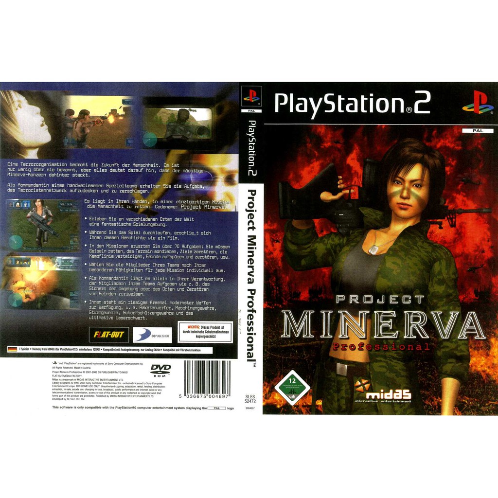 PROJECT MINERVA PROFESSINAL PS2 | Shopee Brasil