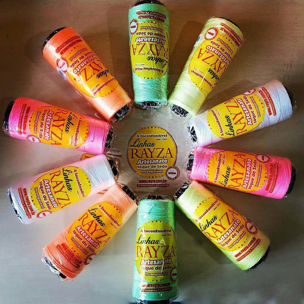 Linha Rayza grossa 500 metros, Linha Rayza Mega Hair 250 metros ...