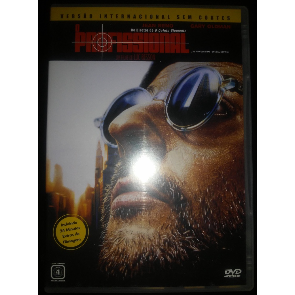 Dvd Filme O Profissional Luc Besson Natalie Portman. Edição Sem cortes ...