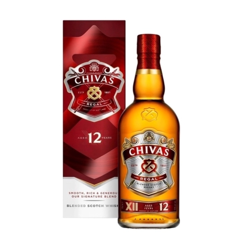 wisky Chivas Regal 12 anos 1 Litro original com selo do IPI e caixa | Shopee Brasil