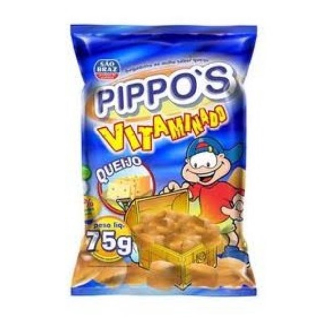 Pipos Vitaminado sabor queijo 75g Melhor Salgadinho do Nordeste ...