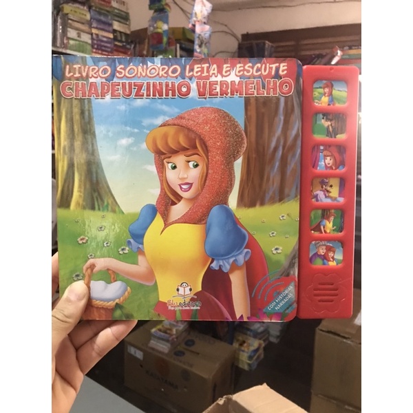 livro sonoro leia e escute chapeuzinho vermelho | Shopee Brasil
