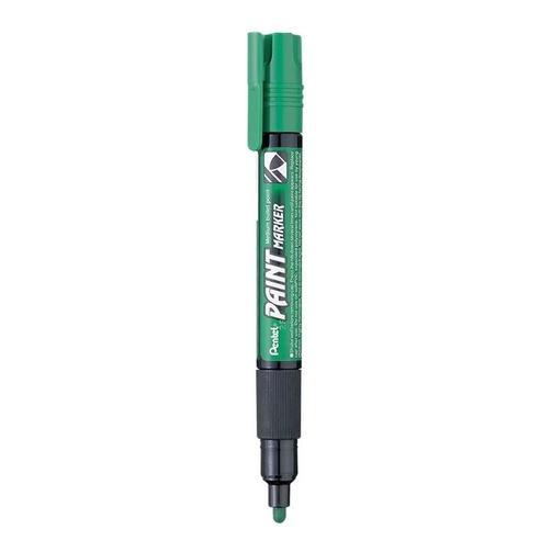Marcador Pentel Profissional Permanente Paint Marker - Verde | Shopee ...