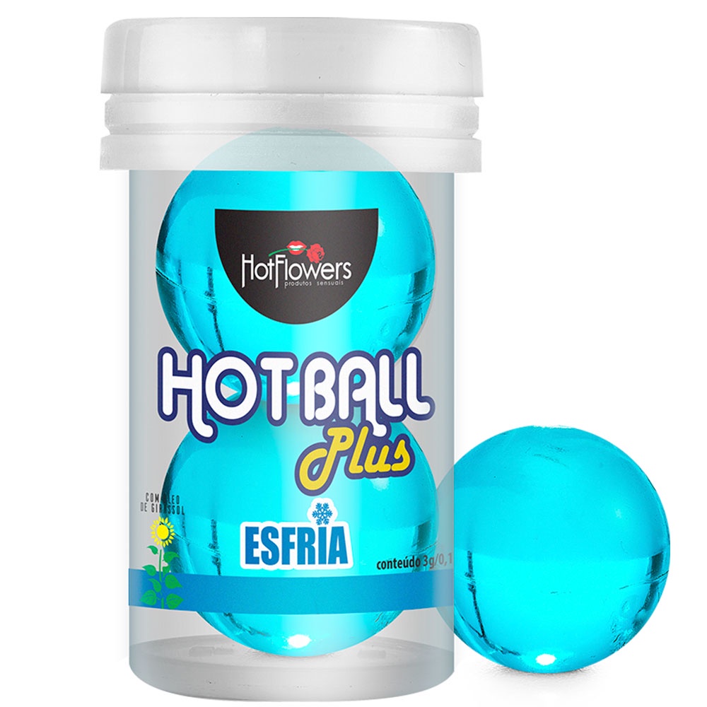 Hot Ball Plus Esfria Bolinha Excitante 02 unid. Hot Flowers | Shopee Brasil