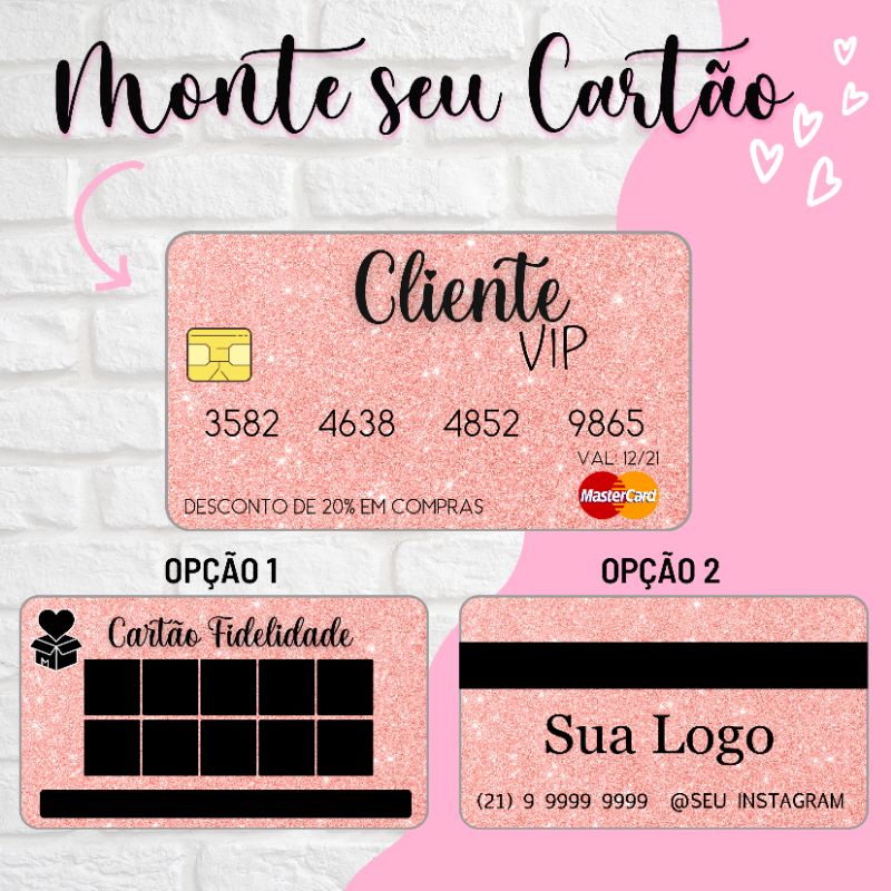 50 Cartões Cliente Vip | Shopee Brasil