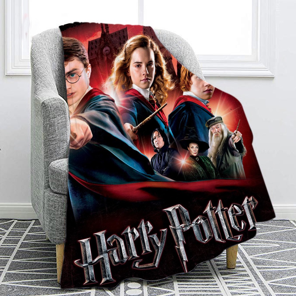 Manta Flanelada Harry Potter 3D Para Adultos E . | Shopee Brasil