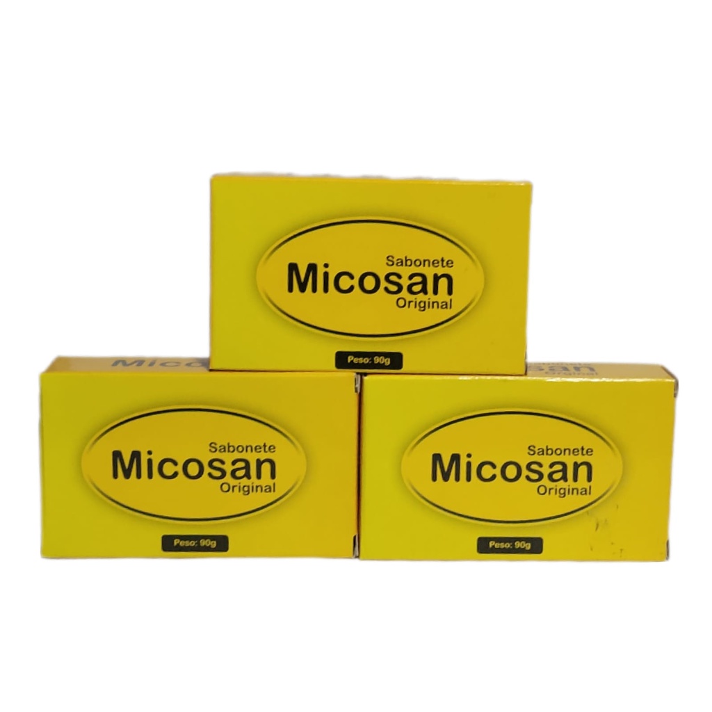 Sabonete Micosan 3 UNIDADES para micoses em geral Original | Shopee Brasil