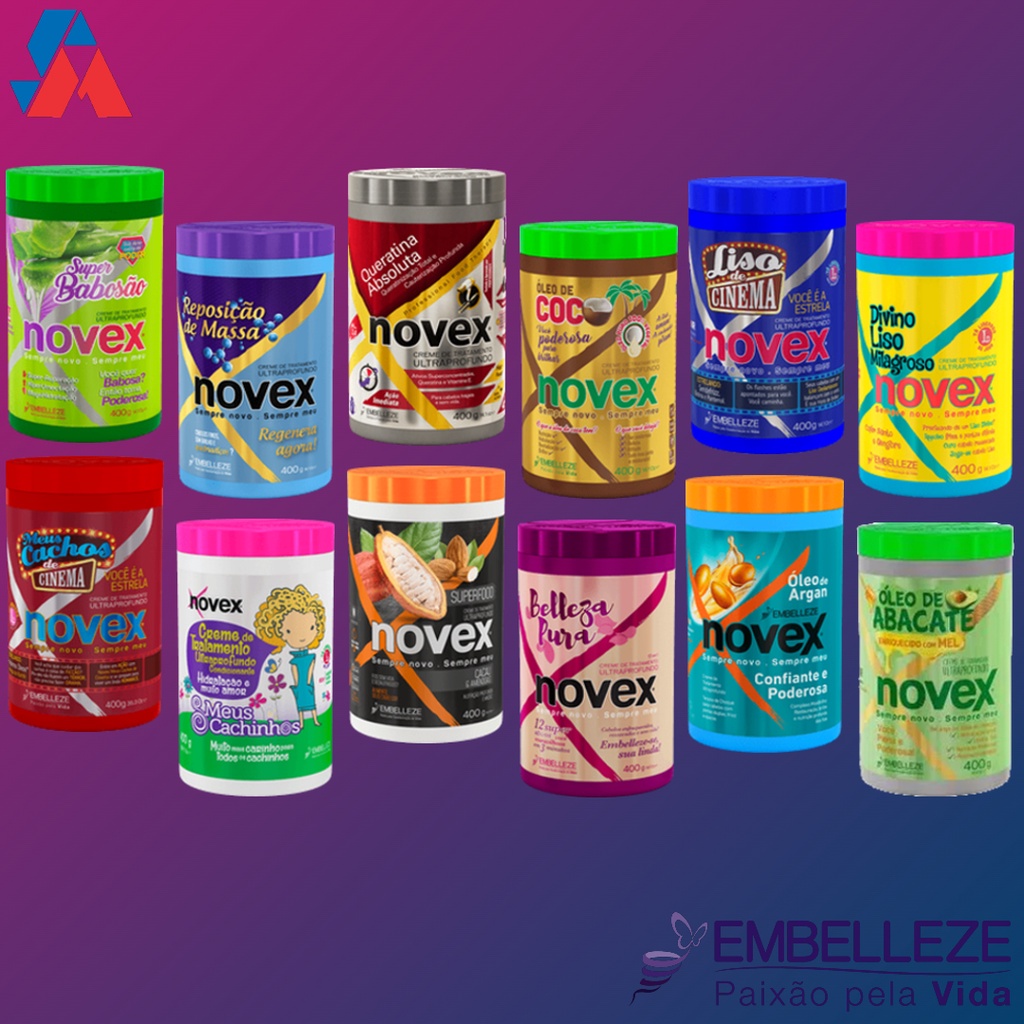 NOVEX - Creme Tratamento - 400g | Shopee Brasil