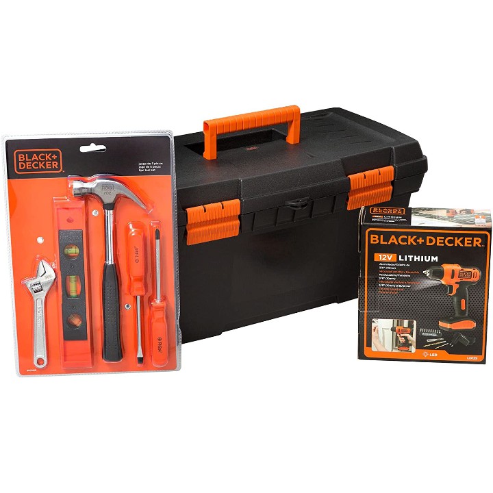 Parafusadeira Furadeira Black Decker 12V com Acessórios e Maleta Produto Novo | Shopee Brasil
