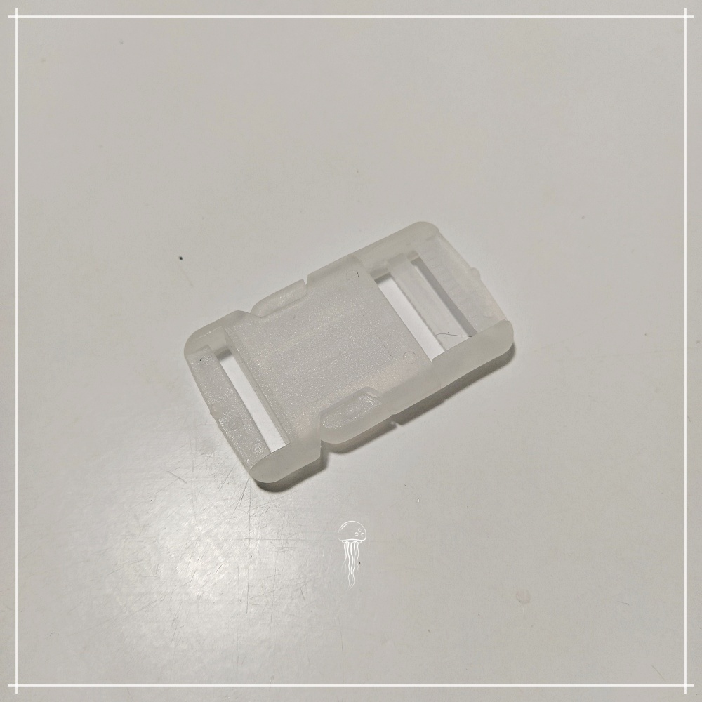 Fecho de Engate 25mm Transparente | Shopee Brasil