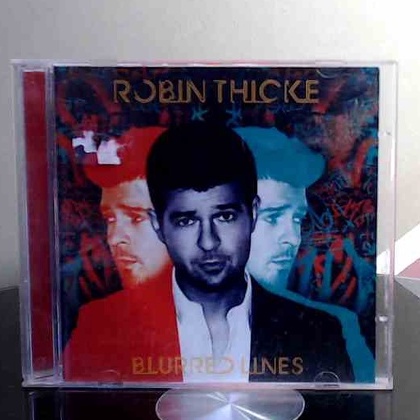 CD Robin Thicke Blurred Lines | Shopee Brasil