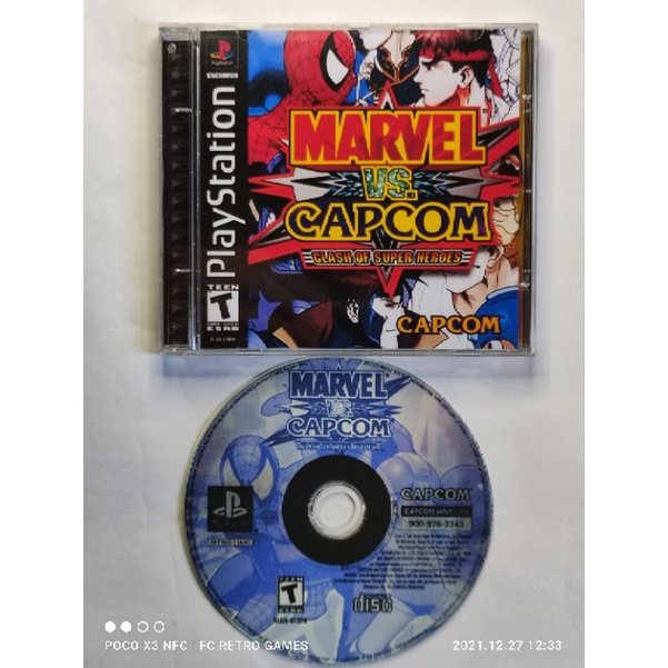 Marvel vs capcom para ps1 - Escorrega o Preço