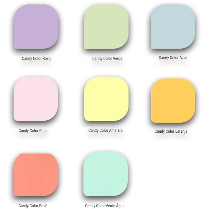 Eva Candy Color Pacote Com 5 Unidades | Shopee Brasil